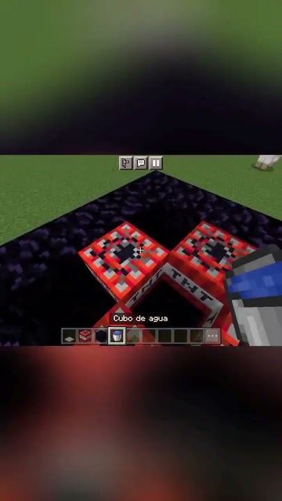 Tutoriales inutiles de Minecraft porque ya los deberias conocer #1 | Propulsor de TNT #shorts ...