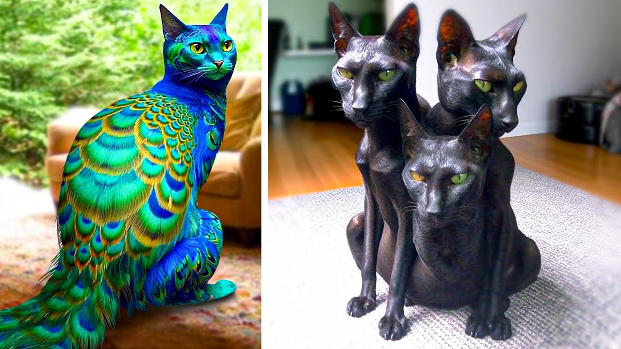 15 Abnormally Strange And Extraordinary Cats That Actually Exist - YouTube