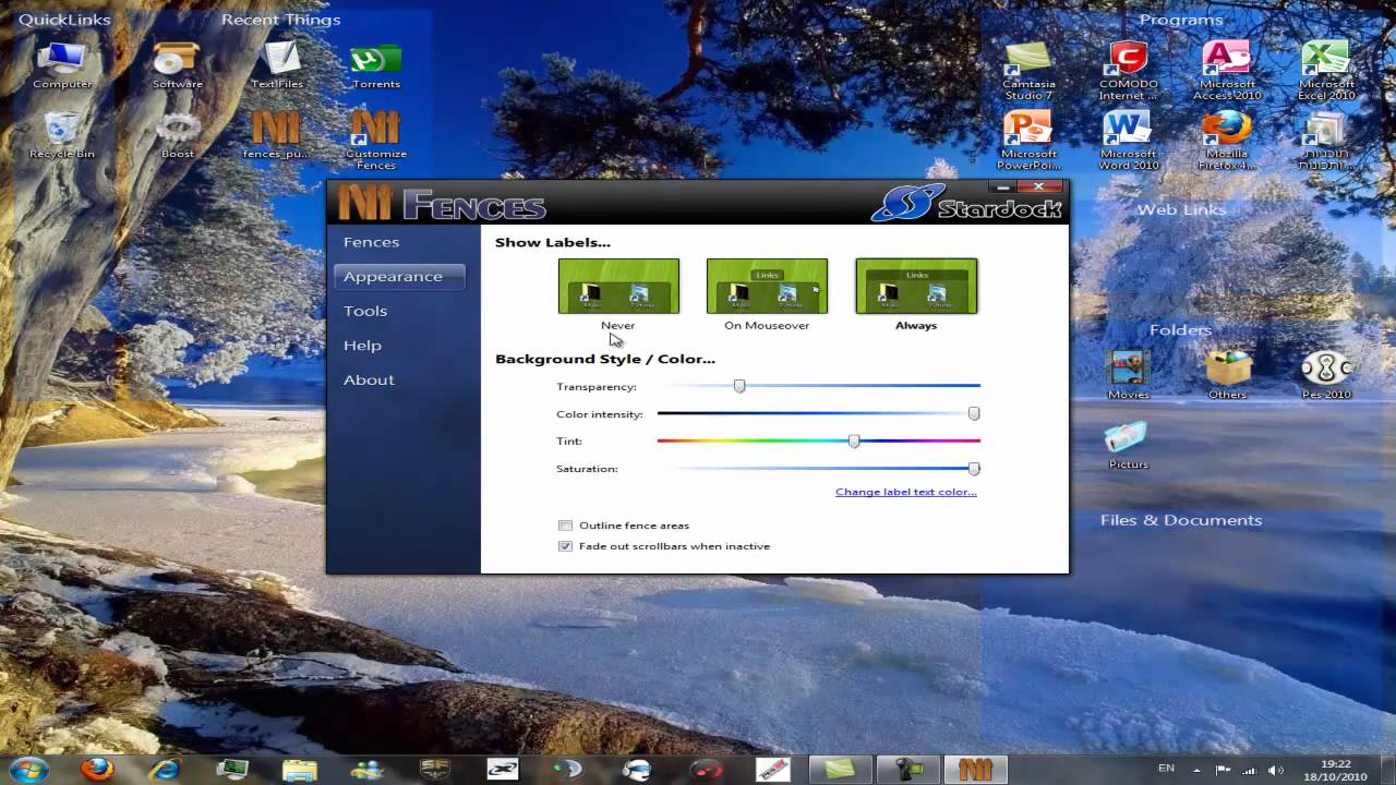 How to Download & Use Fences - YouTube