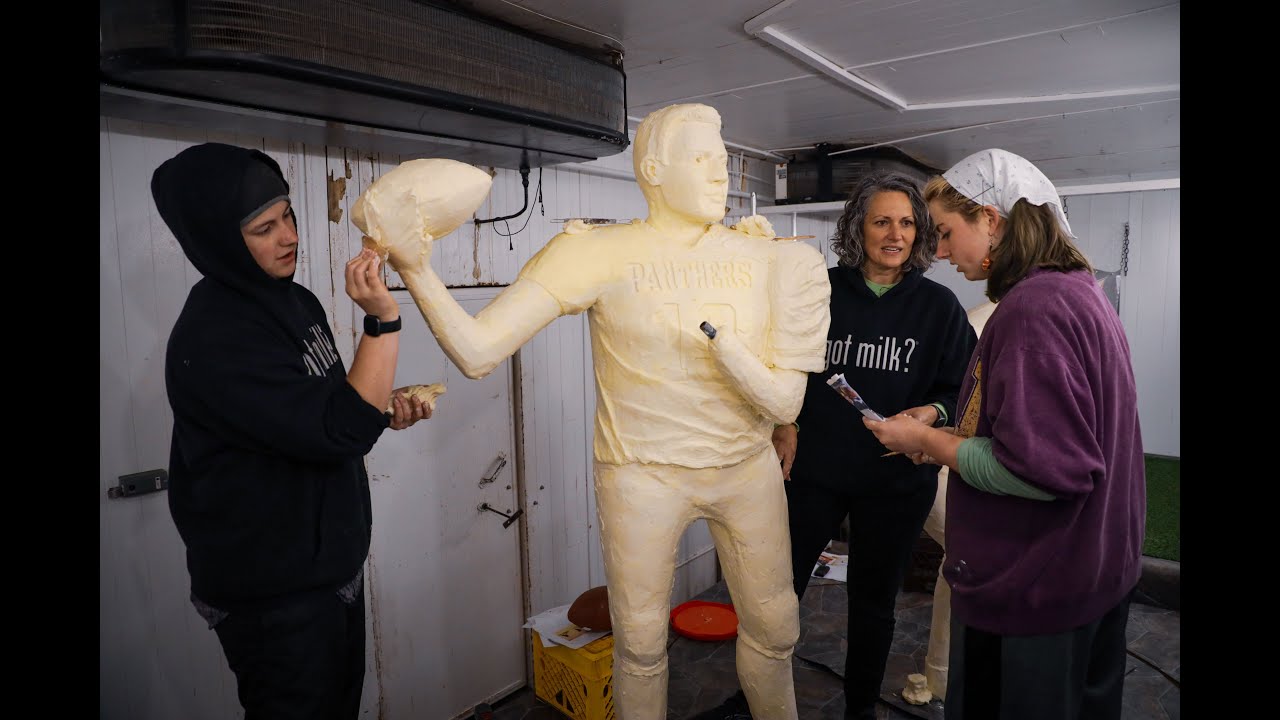 Meet the Panther family behind the Iowa State Fair's butter sculptures ...