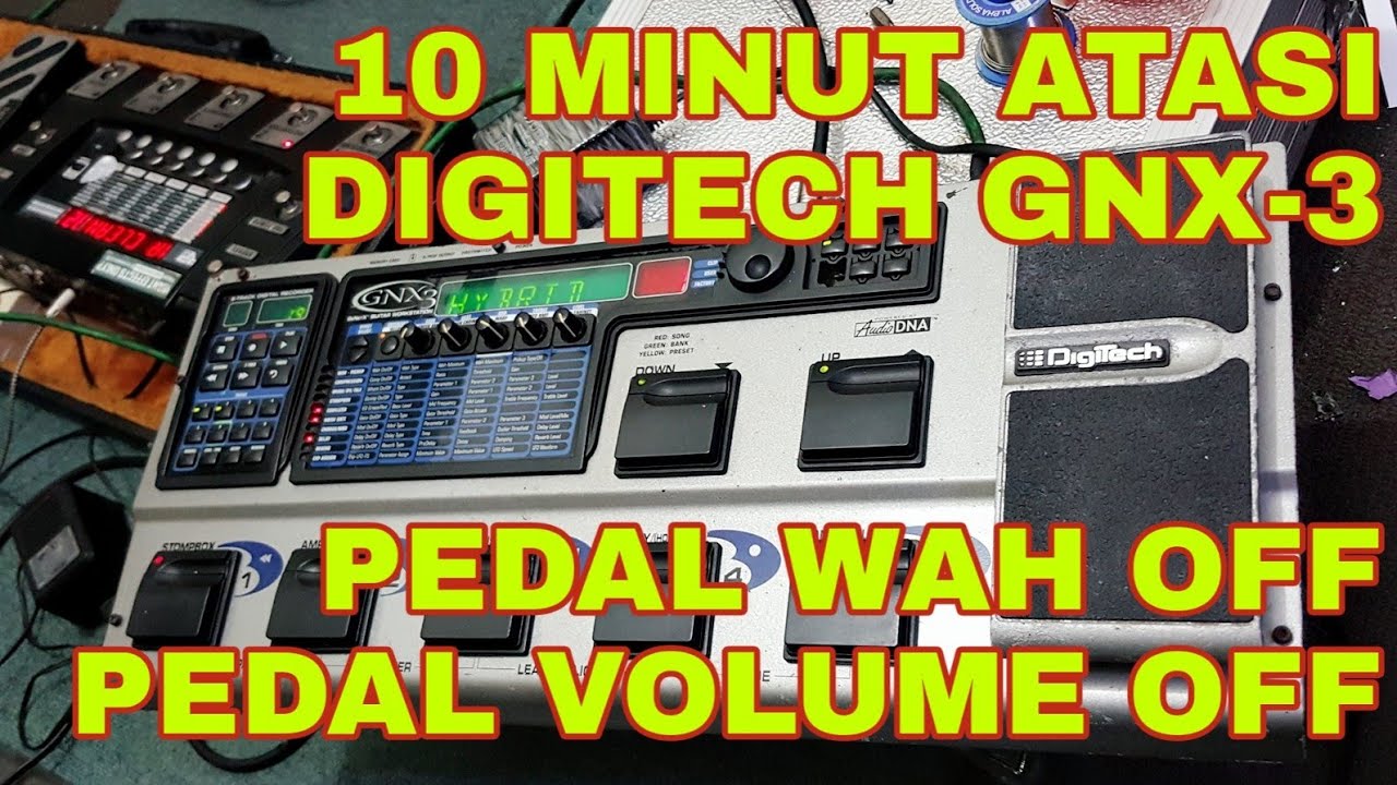 DIGITECH GNX3 ERROR PEDAL WAH and VOLUME ( Kandang FX Depok - instagram ...