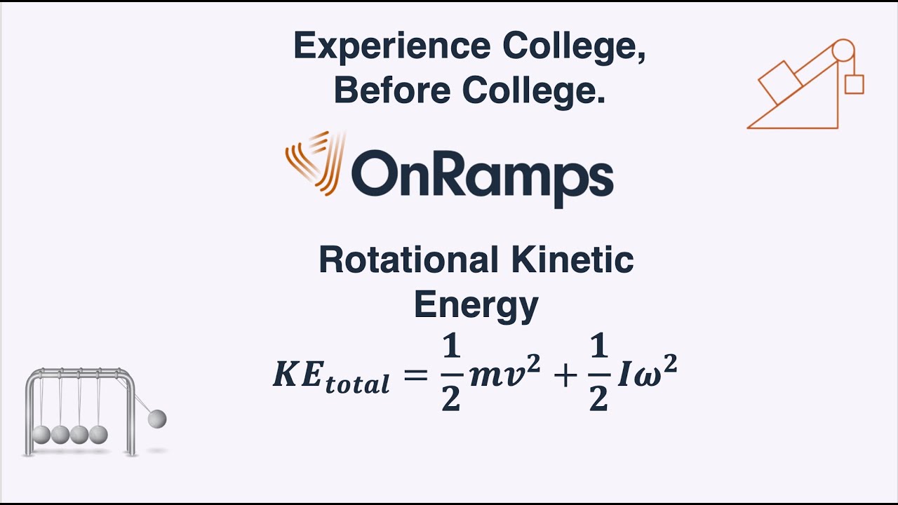 Moment of Inertia and Rotational Kinetic Energy - YouTube