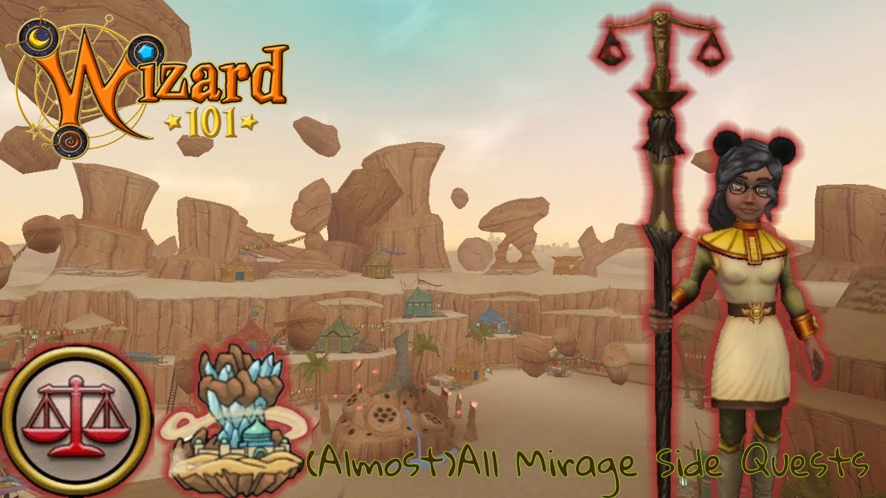Wizard101: (Almost) All Mirage Side Quests - YouTube