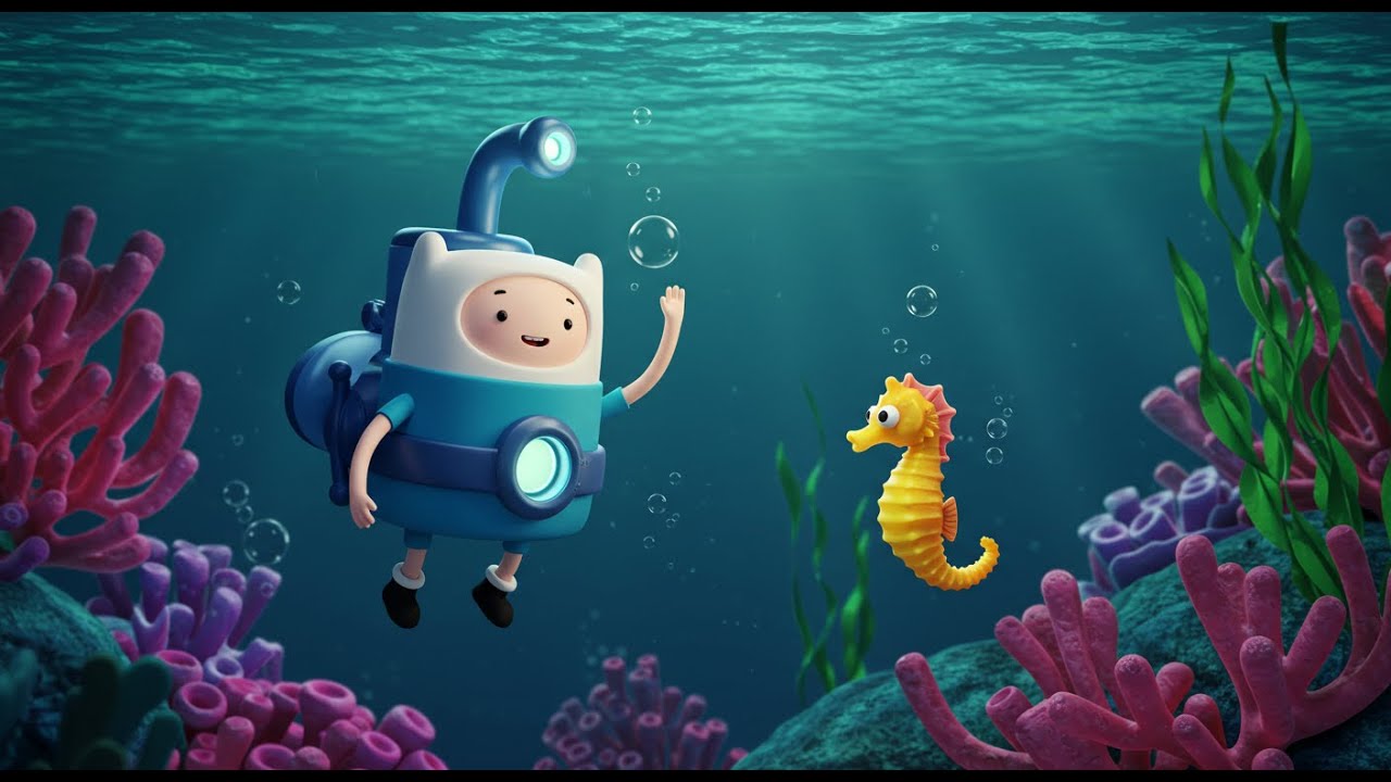 The Starfish Submarine Adventure of Little Finn: A Deep Sea Journey ...