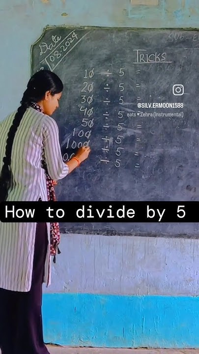 #how to divide by 5#easymaths #maths tricks#like - YouTube