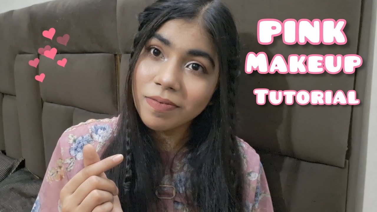 PINK MAKEUP TUTORIAL 💗 ️ | step by step for beginners | Makeup tutorial ...