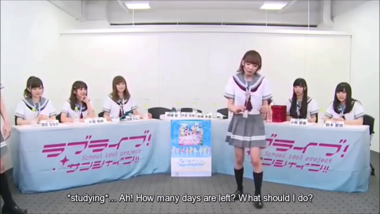 [ENG SUBBED] Love Live Aqours (CYaRon funny segment) - YouTube