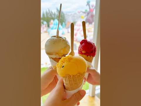Mengunjungi taman manis & makan ice cream di great and grand sweet destination #food #foodie # ...