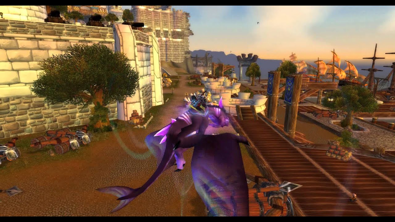 [ZT] Violet Netherwing Drake - World of Warcraft Mount - YouTube