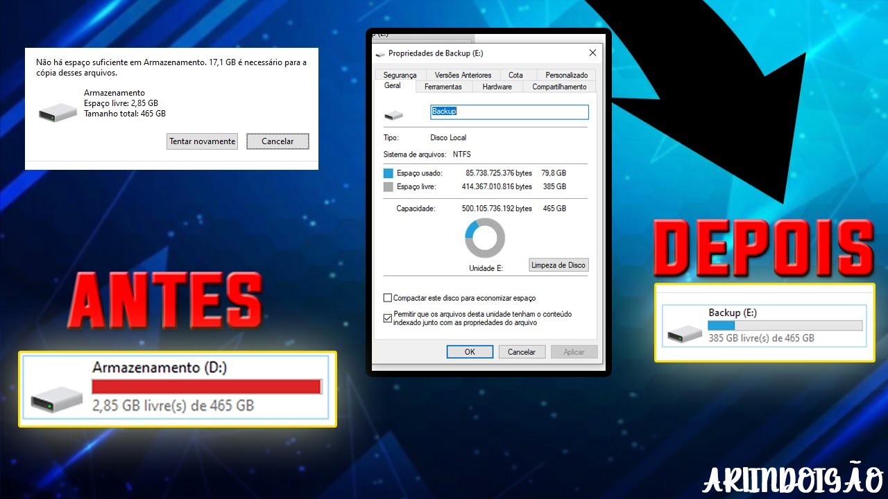 COMO LIBERAR ESPAÇO NO DISCO LOCAL C! ATUALIZADO 2022 FACIL - YouTube
