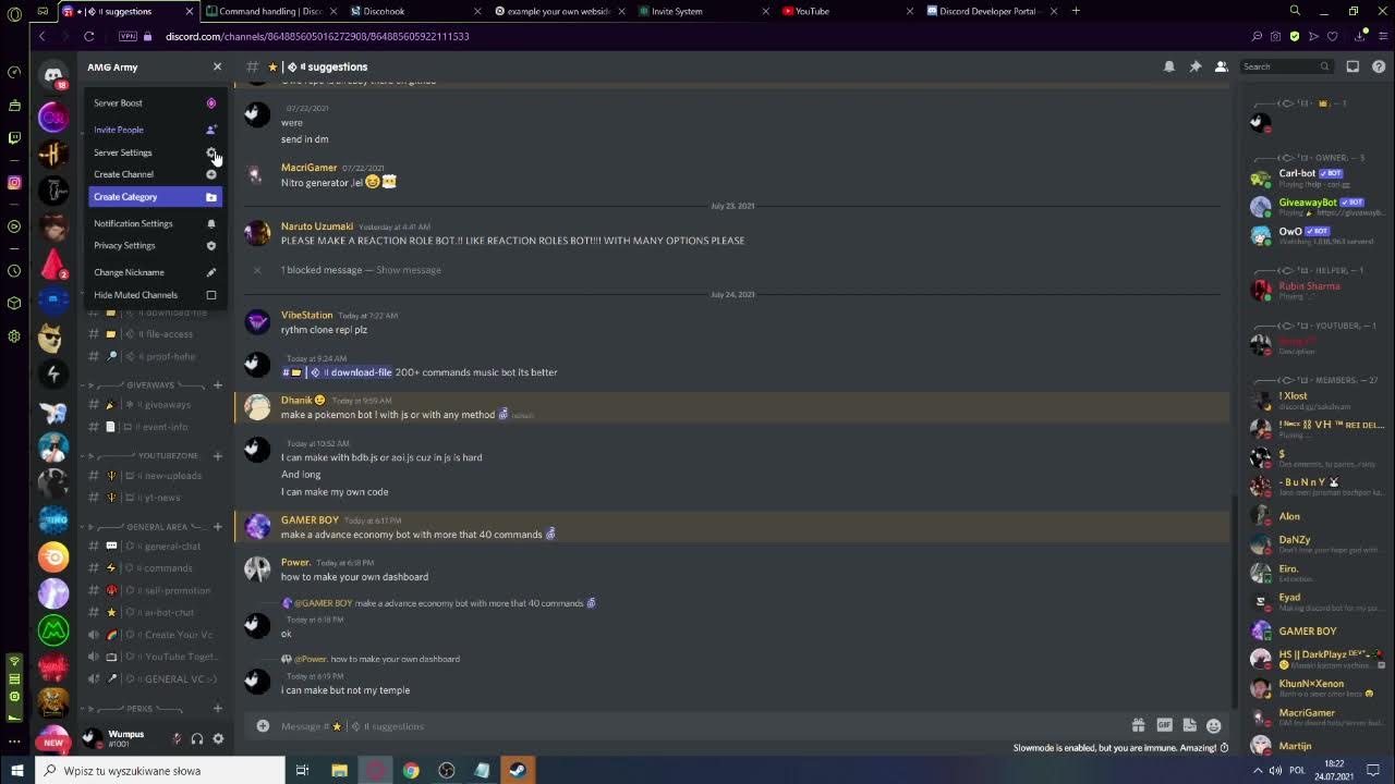 How to make your own discord bot dashboard in Replit - YouTube
