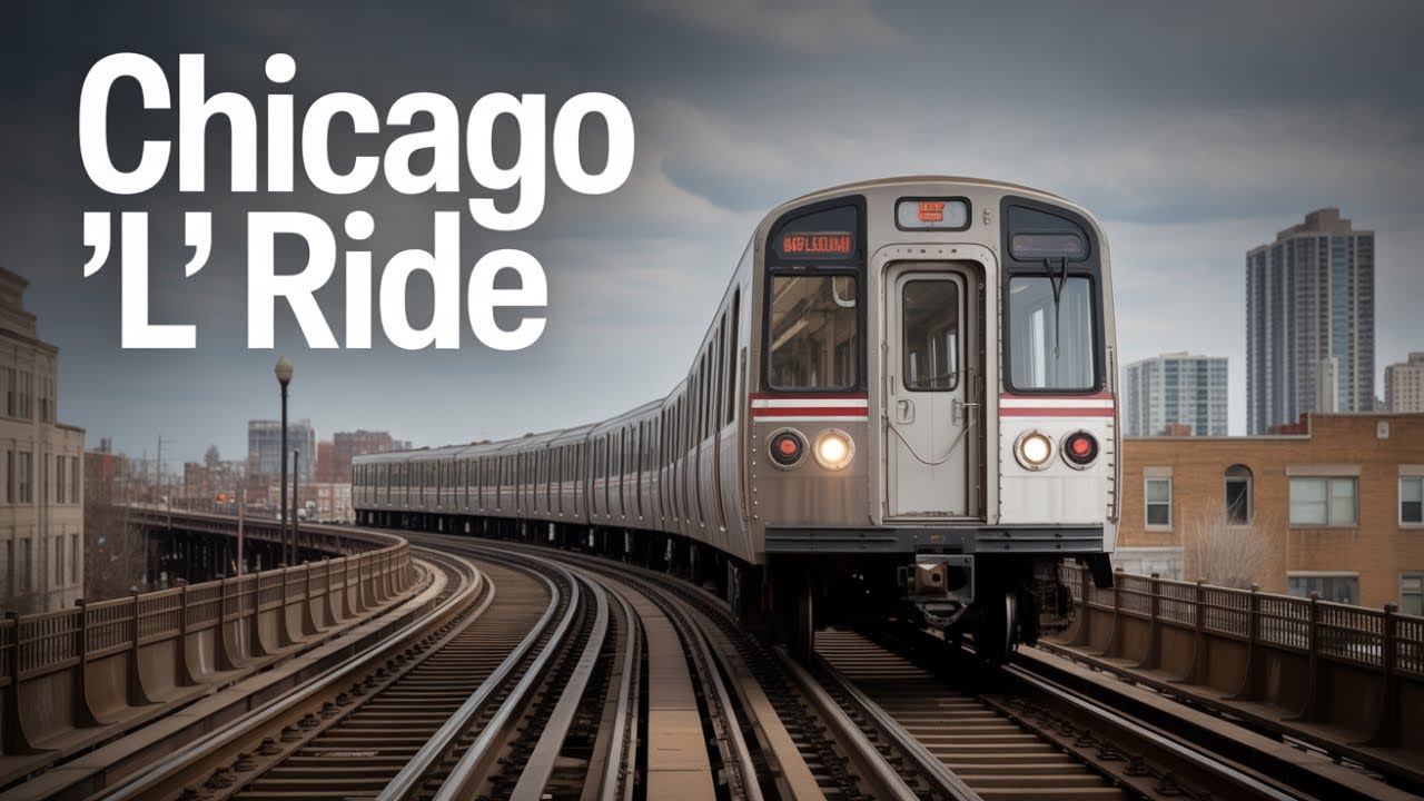 Chicago Subway Train Riding Tour - CTA Brown Line from Kimball Station ...