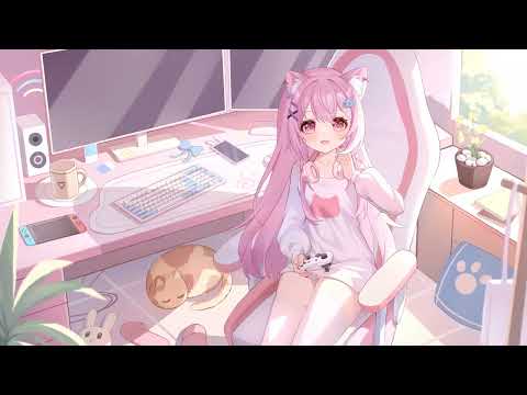 Wallpaper 4k live: Pink Neko Girl Gamer Live Wallpaper