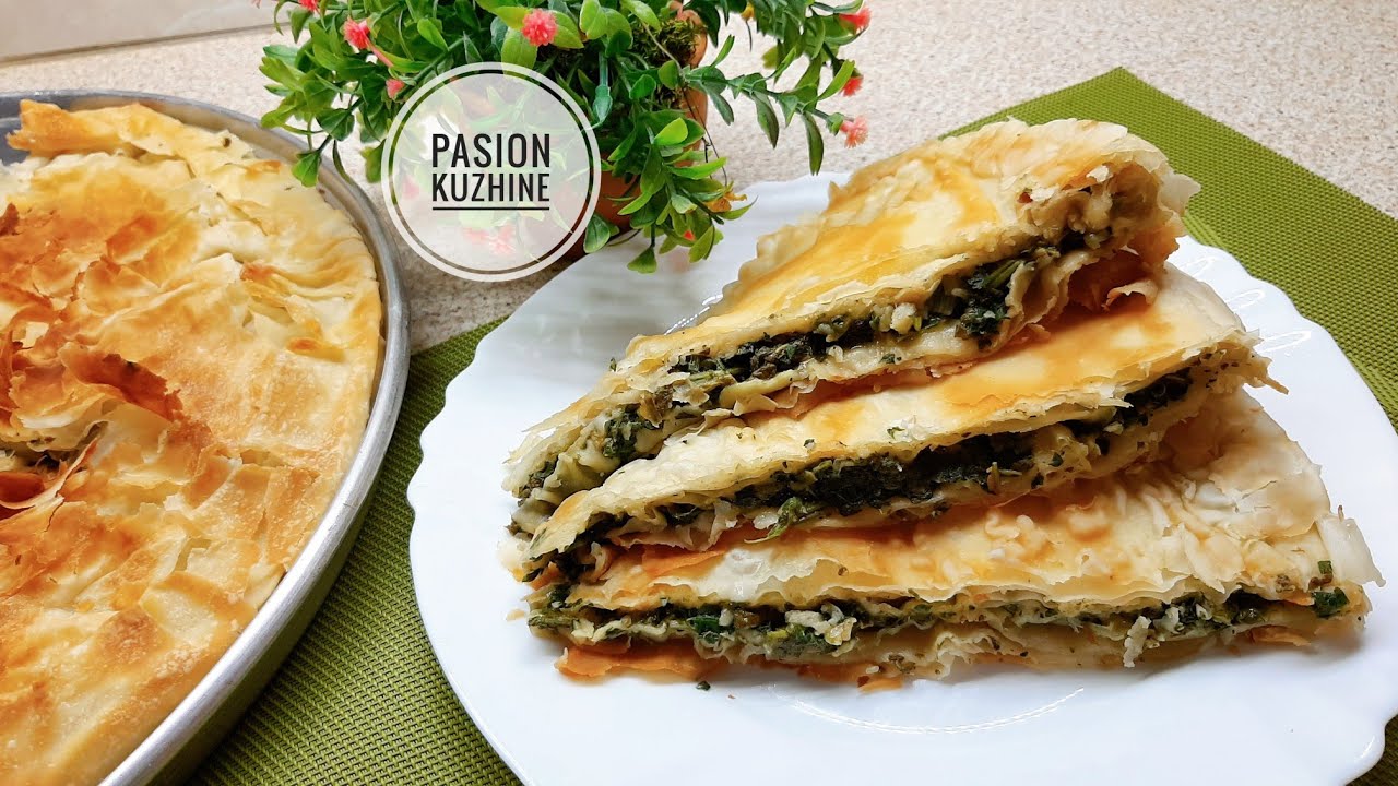 Byrek me hithra e lakra te egra/Nettle and wild cabbage pie ! - YouTube