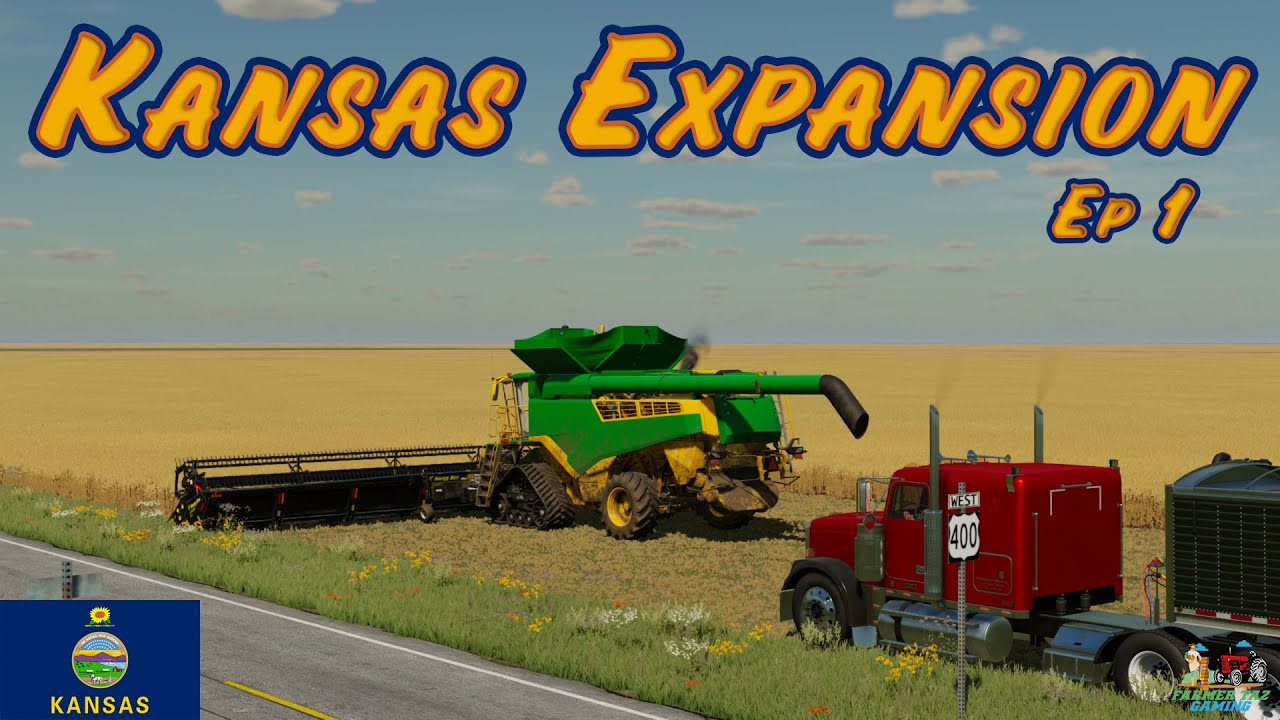 Oxbo Harvester? | Kansas Expansion | Ep1 | FS22 Timelapse - YouTube