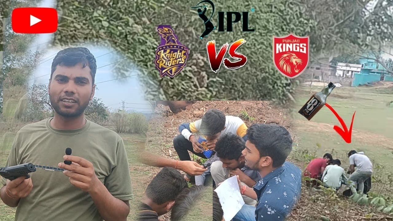 PBKS V/S KKR fans fight | ipl fans fight - YouTube