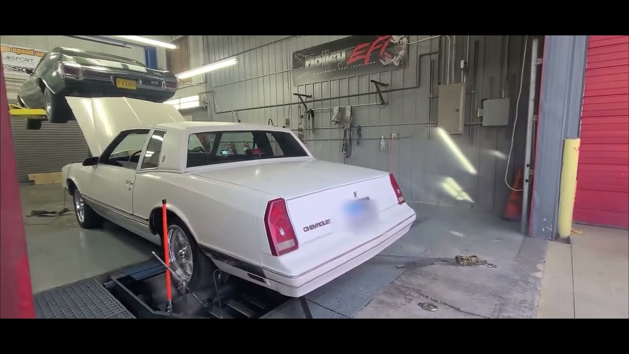 my 1988 monte ls dyno tuning 406 stroker - YouTube