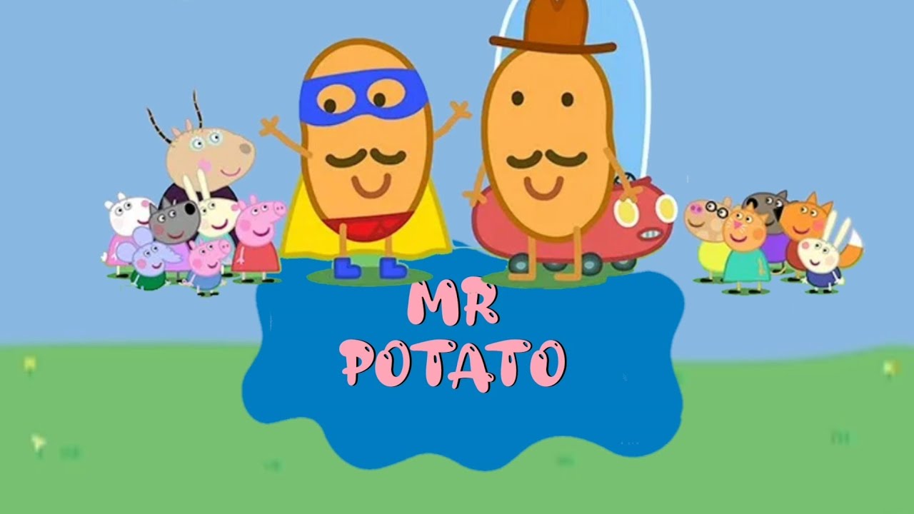 Mr Potato🥔 and Super Potato Special moment| Peppa Pig Official Family ...