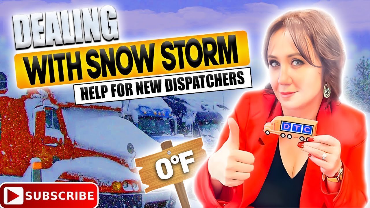Dealing with major snow storms as dispatcher! - YouTube