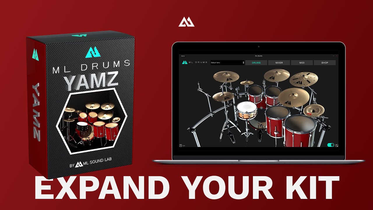 ML Drums Yamz - Expand Your Kit with 5 Snares, New Shells & 8 Cymbals ...