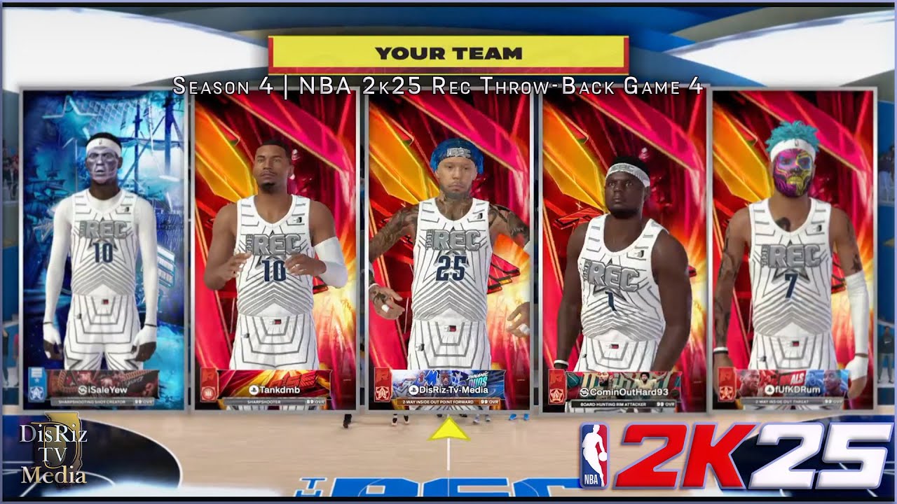 Season 4 - Starter IV Grind | NBA 2k25 Rec Throw-Back Game IV - YouTube