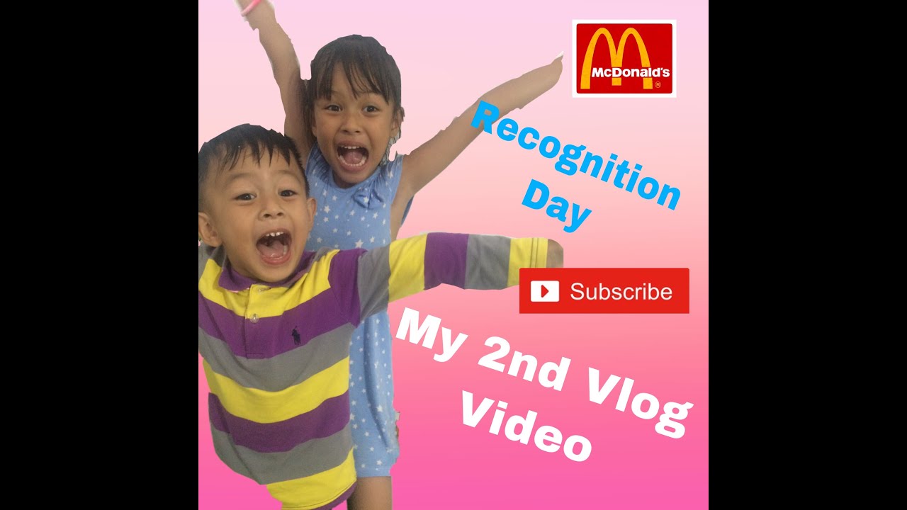 Recognition Day | Going to Mcdo Playground 🤗| vlog 002 - YouTube