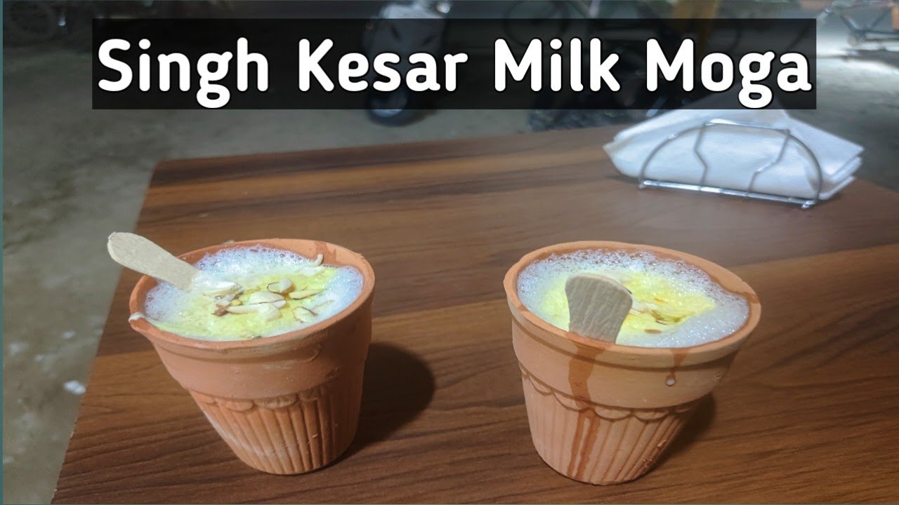 Singh Hot Kesar Milk Moga | Kesar Milk | Hot Milk | Kesar Milk - YouTube