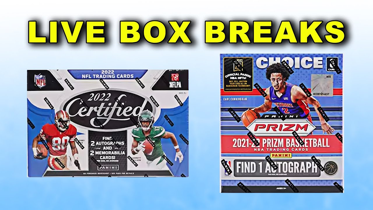 BLEZ SPORTS CARDS LIVE BOX BREAKS | #sportscards #boxbreak # ...