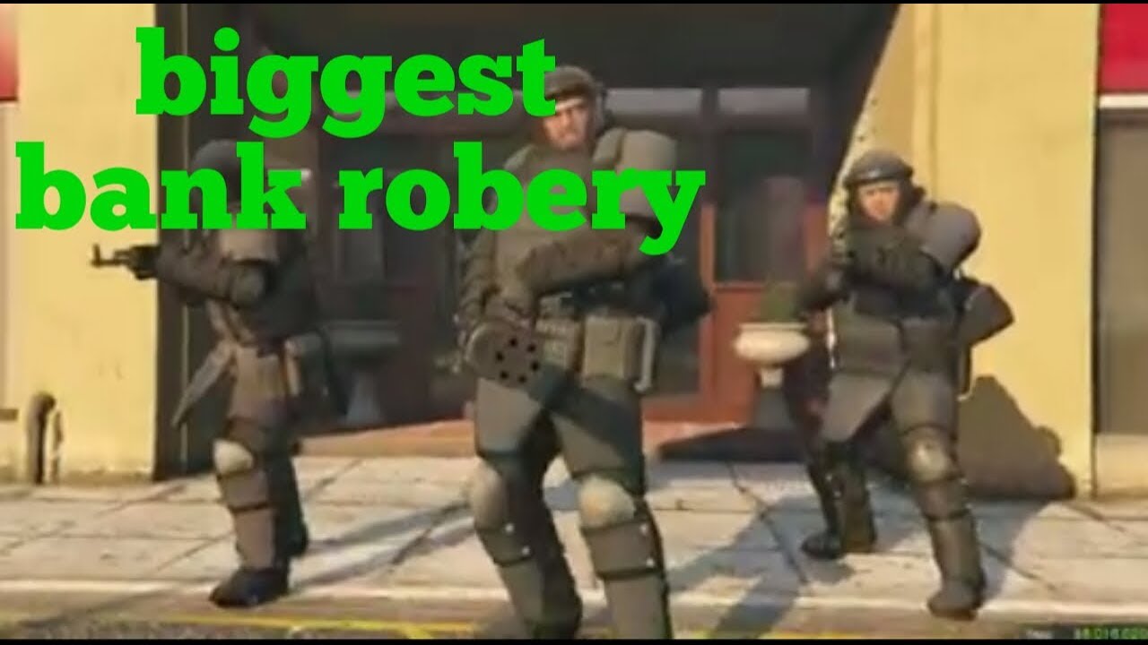 Gta v bank robery - YouTube