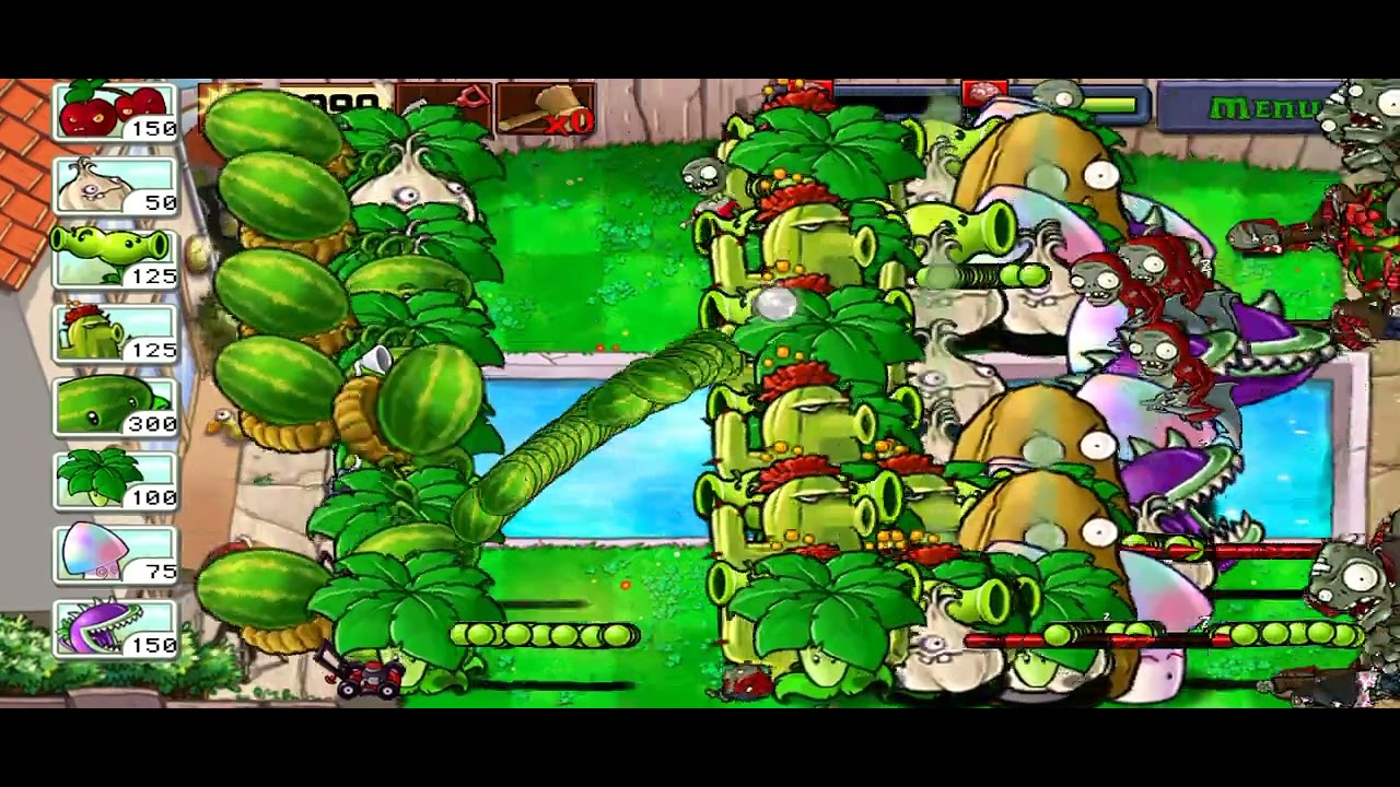 Plants VS Zombies Mod Menu Play #5 #pvz1 - YouTube