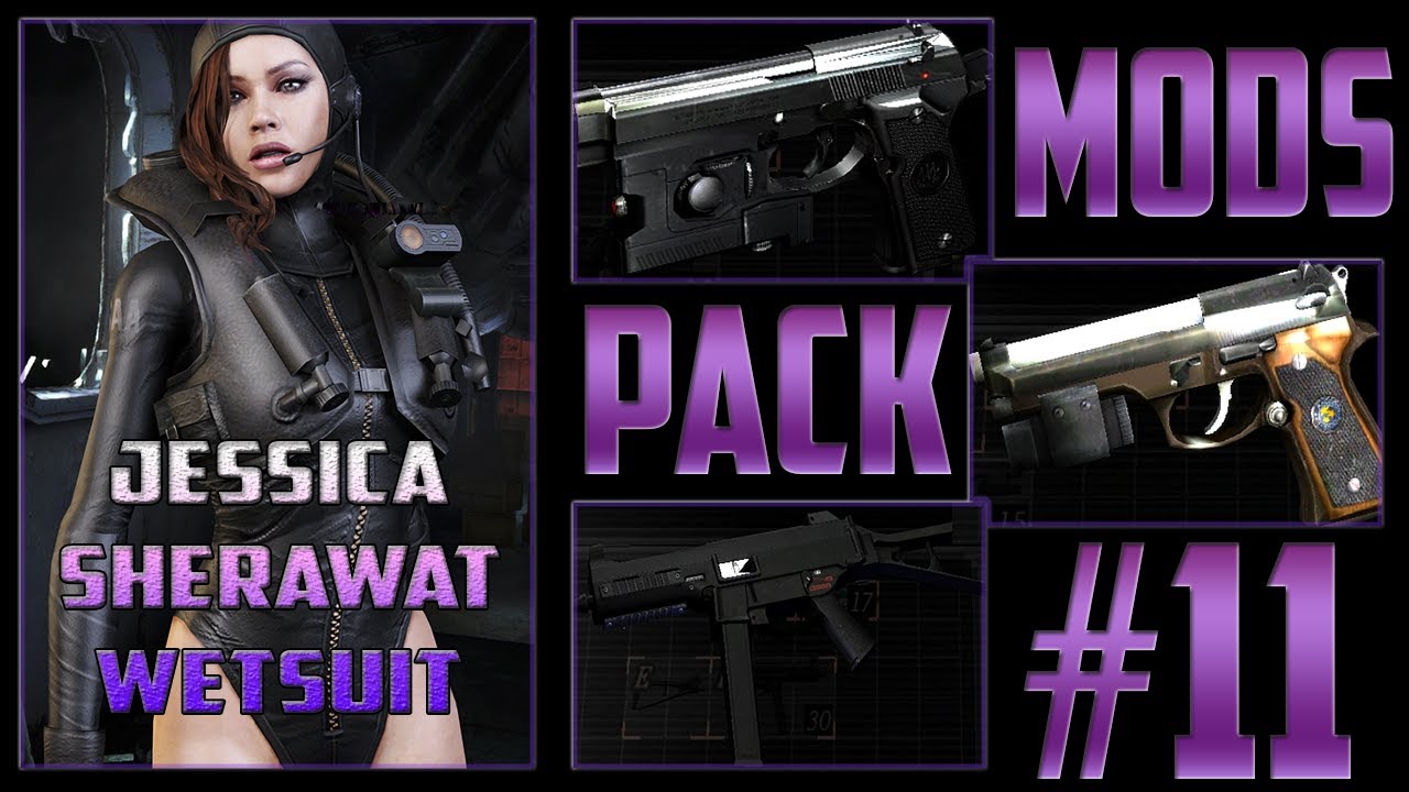 Resident Evil 4 Coletânea de Mods #11 Jéssica Sherawat Wetsuit e ...