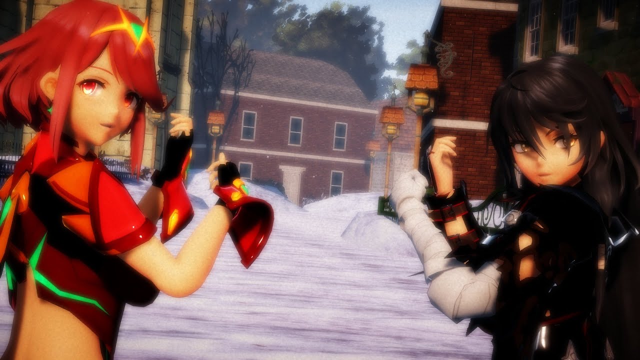 【MMD R-18】Pyra X Velvet / Gimme X Gimme / Xenoblade X Tales of Berseria ...