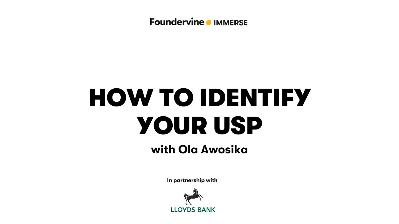 How to identify your usp with ola awosika - YouTube