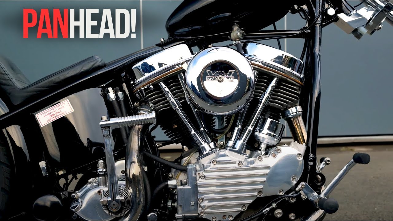 Bike Farm | OldSchool PANHEAD 51´MATCHING NUMBERS Chopper - YouTube