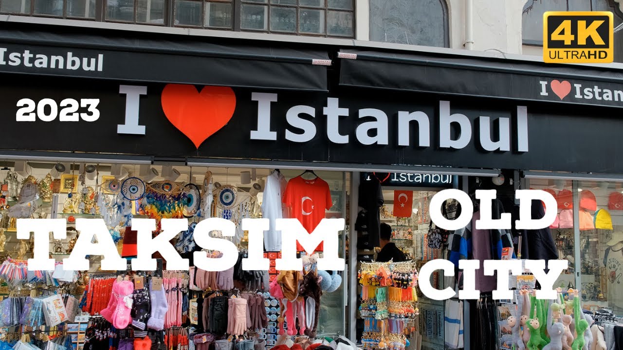 Taksim Square & Old City Istanbul Walking Tour 2023 | 4K 60fps - YouTube