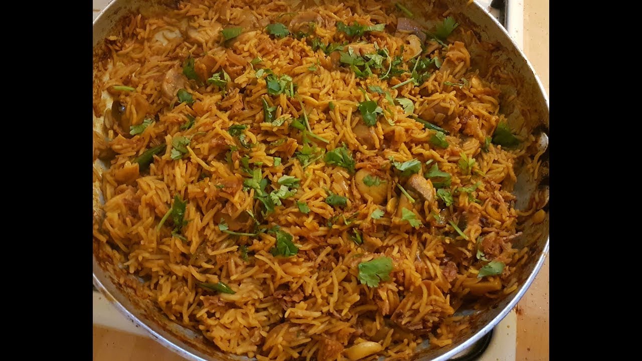 Mushroom Pilau Rice - Steven Heap - YouTube