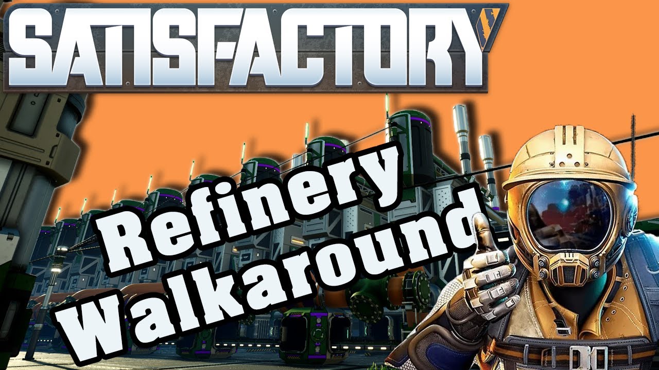 My Oil Refinery Layout - Satisfactory - YouTube