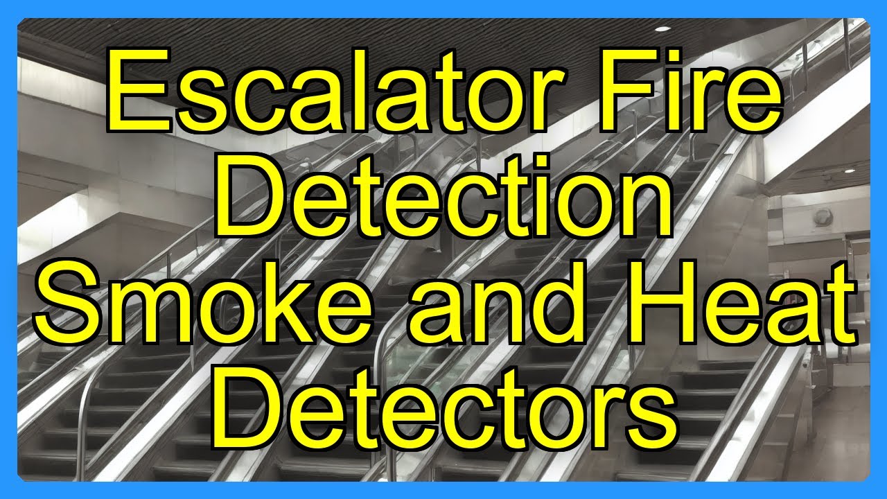 Escalator Fire Detection Smoke and Heat Detectors - YouTube