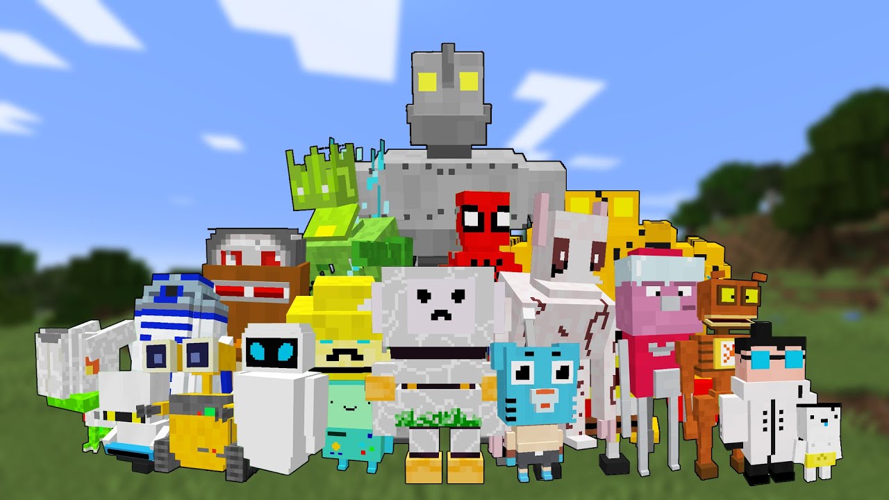 COMO CONVERTIR MINECRAFT en un MUNDO de ROBOTS - YouTube
