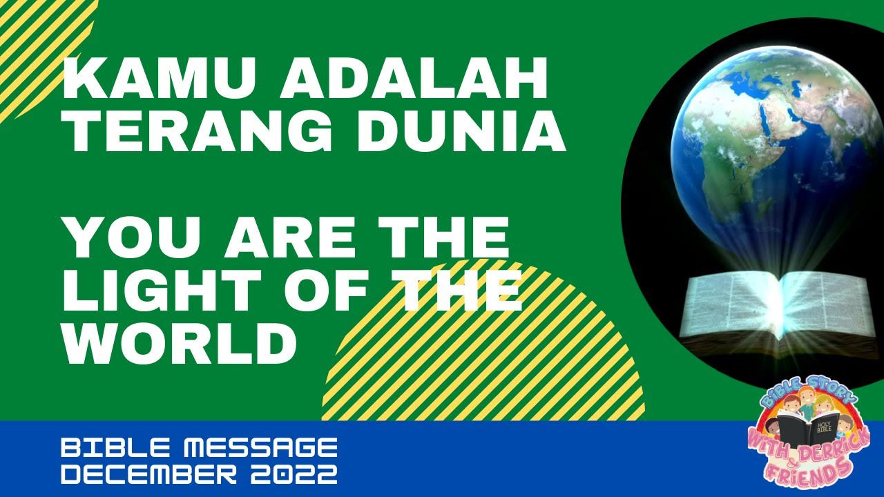 Weekly Bible Message - You are the Light of the World - YouTube