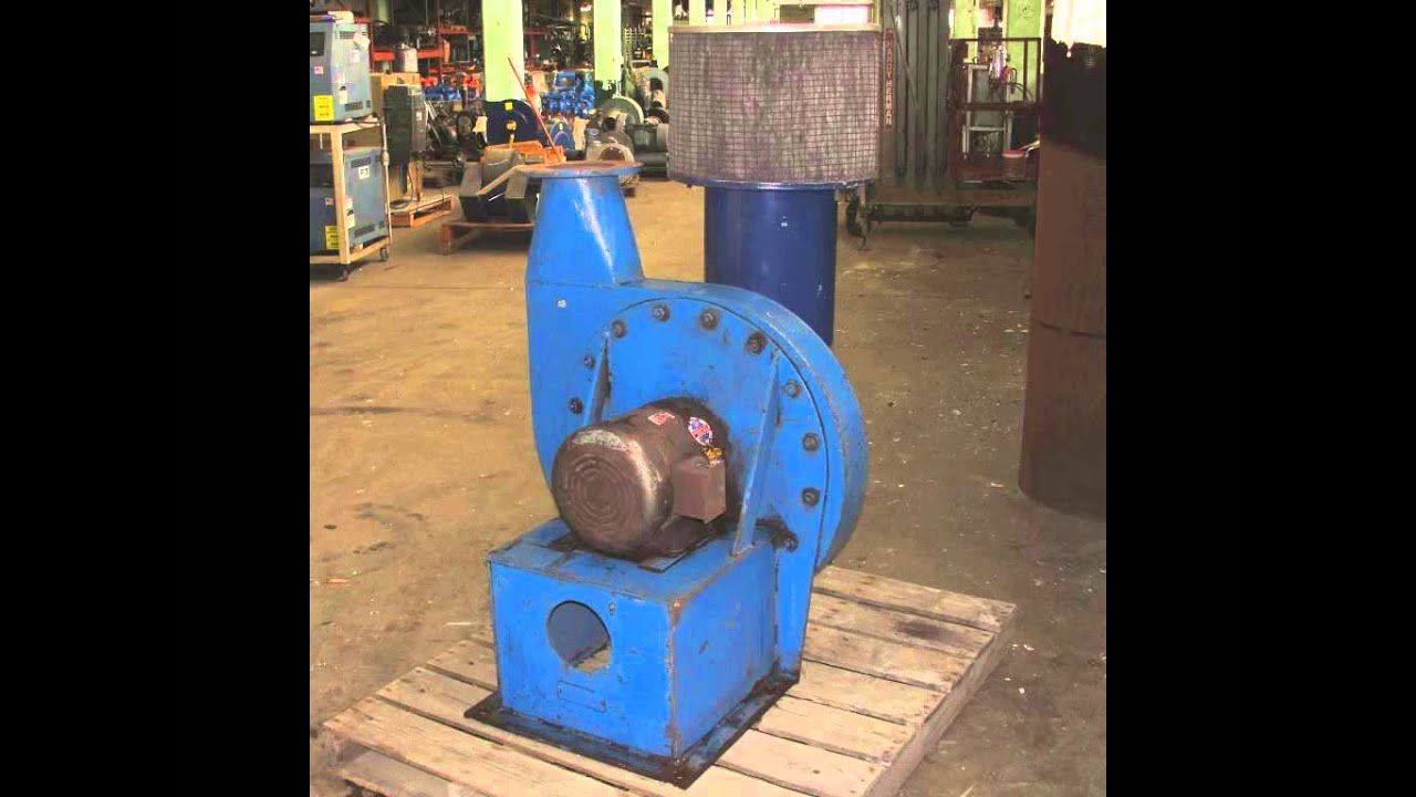 Robinson Fans Inc. RL Pressure Blower centrifugal fan - YouTube