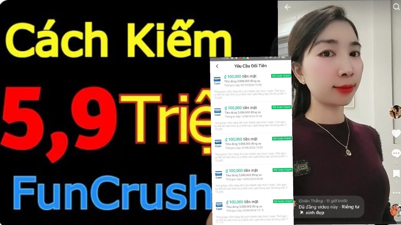 Mẹo Kiếm Tiền Online 100K Miễn Phí Với App FUNCRUSH- App Kiếm Tiền ...