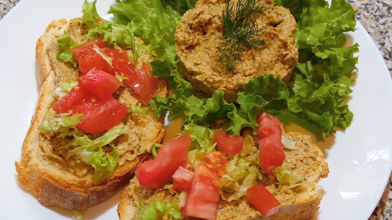 Pateu de ciuperci.mancare de post - YouTube