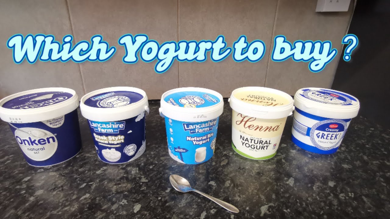 Which Yogurt to choose Greek yogurts standard Yogurts - YouTube