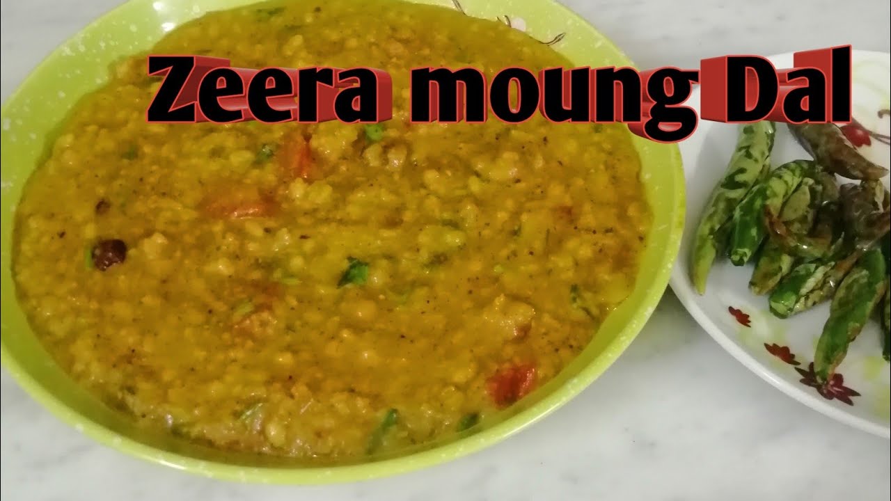 Fry moong dal with zeera how to make moong dal fry-by iram imran - YouTube