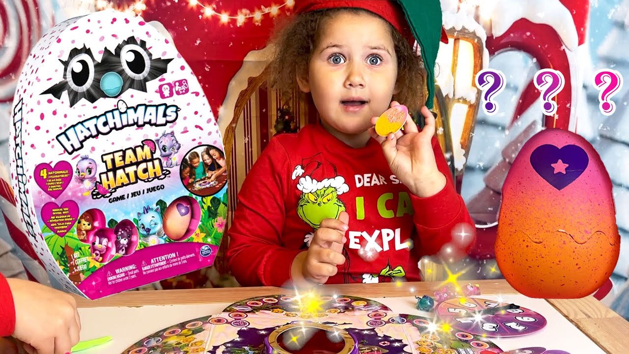 Hatchimals Team Hatch Game Unboxing & Playing with my family, Who won ...