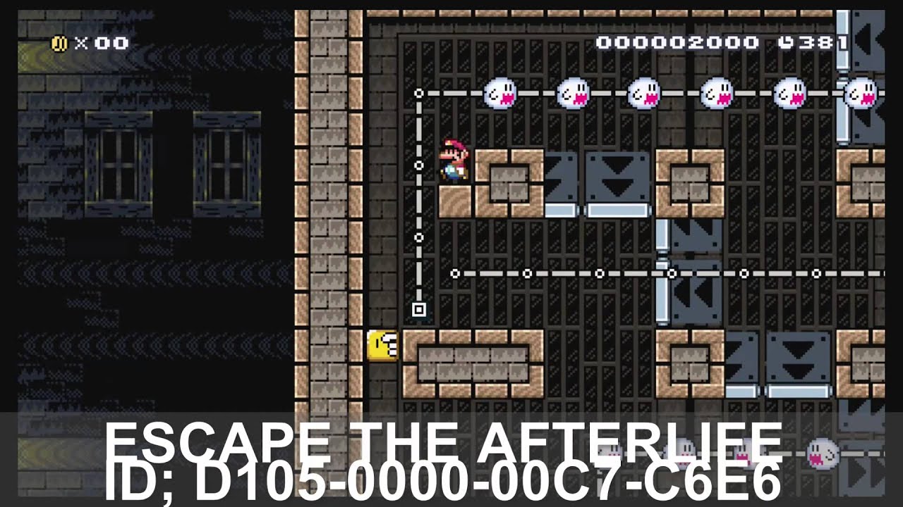 ESCAPE THE AFTERLIFE - Super Mario Maker Spooky Level - YouTube