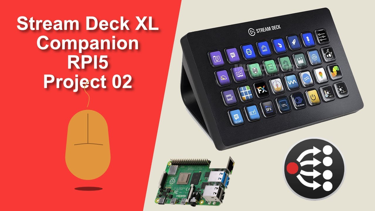 Stream deck XL Companion Pi5 project 2 part 1 - YouTube