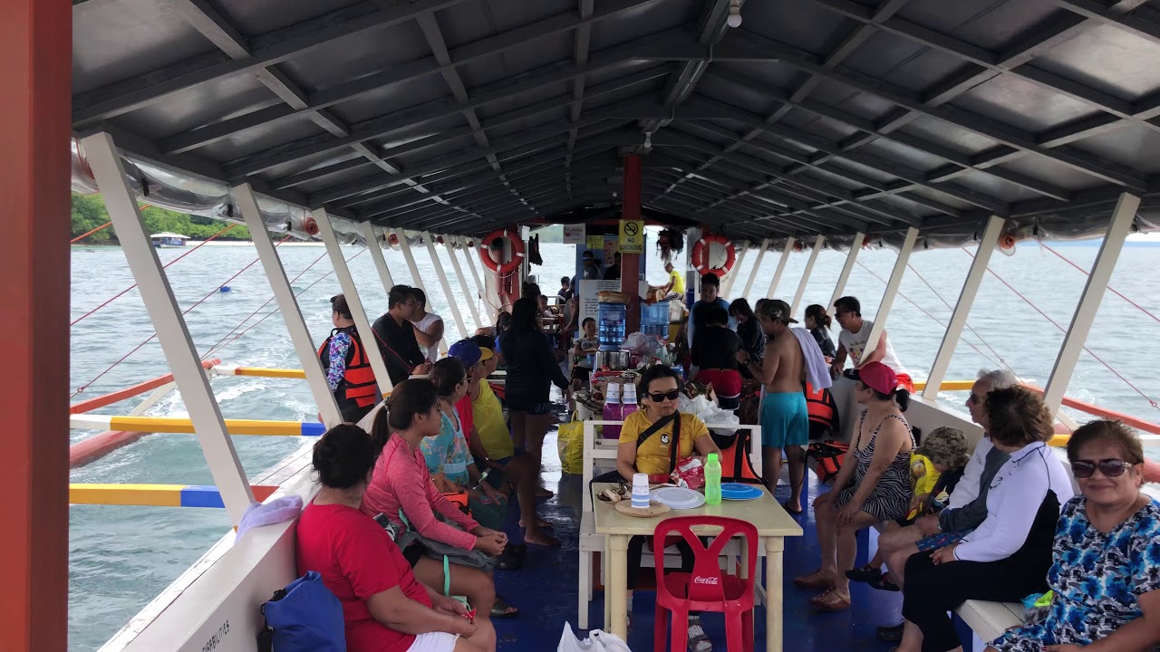 Riding and swimming off a pambot near Talikud Island, Philippines - YouTube