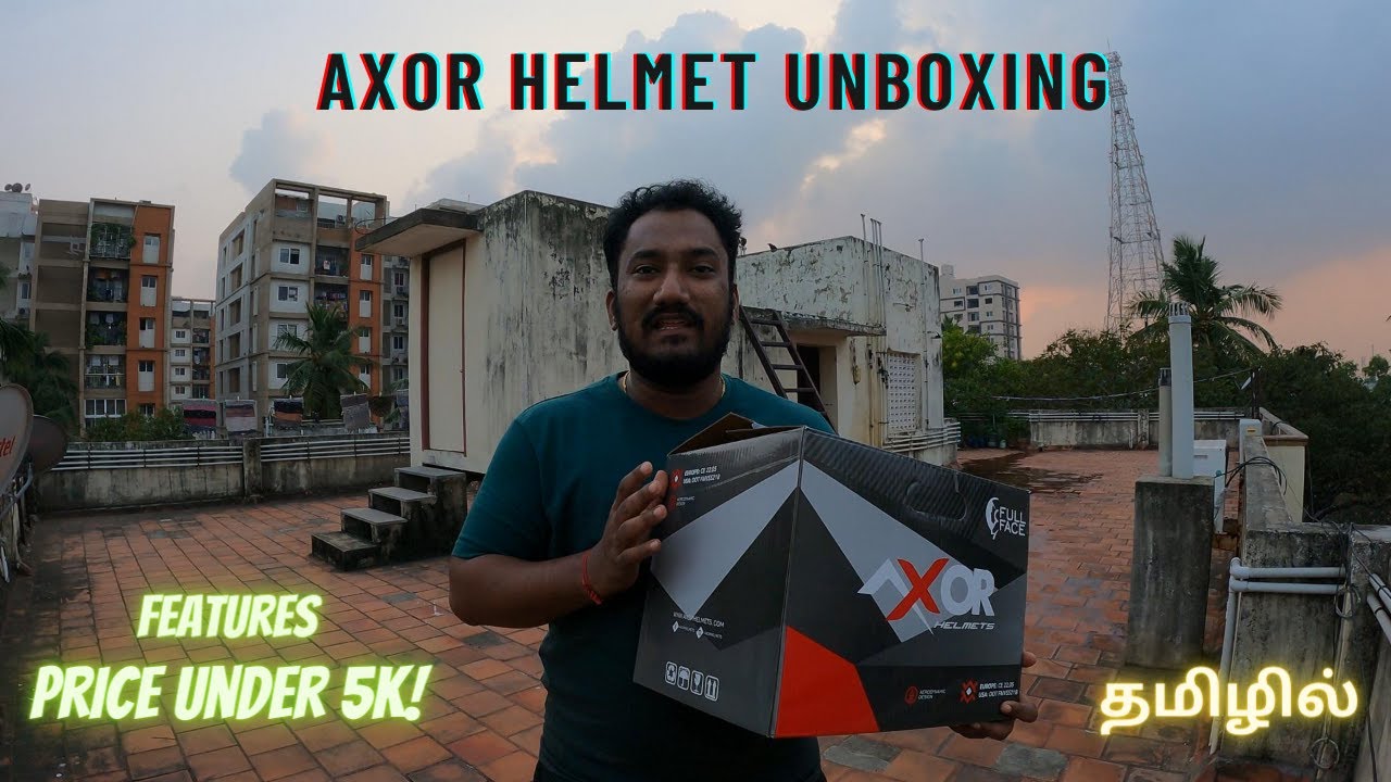 Unboxing our new AXOR APEX TIKI helmet | Features | Best Helmet Under ...